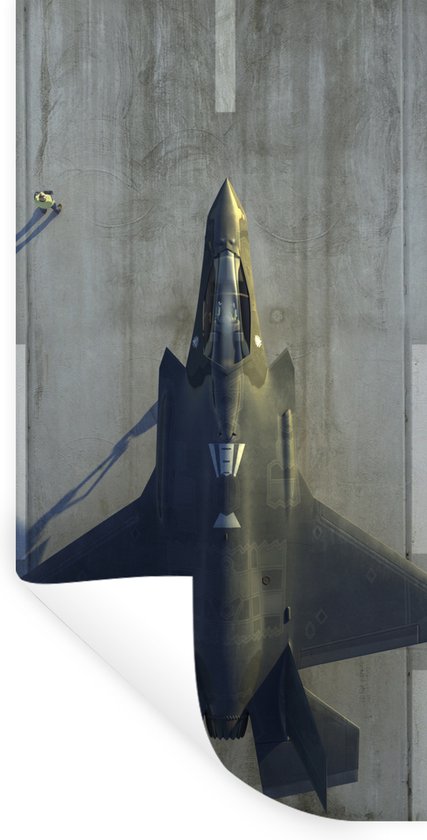 Muurstickers - Sticker Folie - De straaljager F-35 Lightning II op de ...