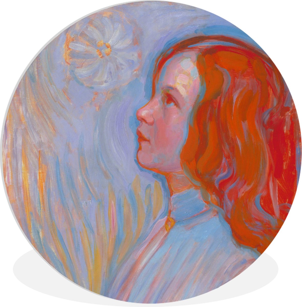 Wall Circle - Wall Circle Indoor - Devotion - Piet Mondrian - 60x60 cm ...