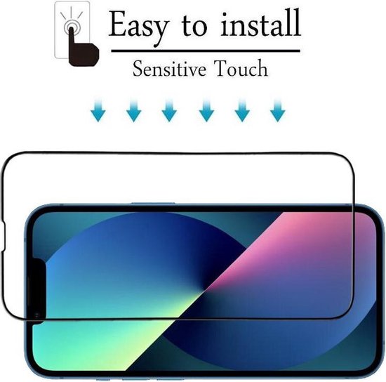 Apple iPhone 13 Pro Max - Tempered Glass full - Screen Protector Full ...
