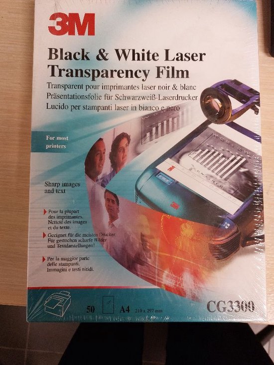 3M B&W Laser Transparency Film | bol