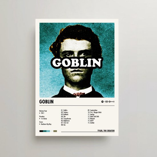 Tyler the Creator Poster - Goblin Album Cover Poster - Tyler the ...