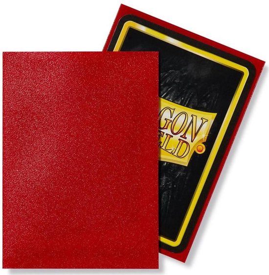 Dragon Shield Standard Sleeves Matte - Ruby Rood (100 ct ) In Box ...