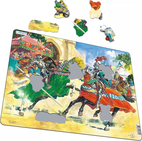 Larsen puzzel- Ridders - FL2, Onbekend | 7023850246025 | Boeken | bol.com
