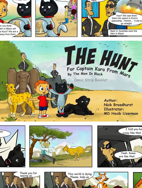 Captain Kuro From Mars Comic Strip Booklets English 7 - The Hunt For ...