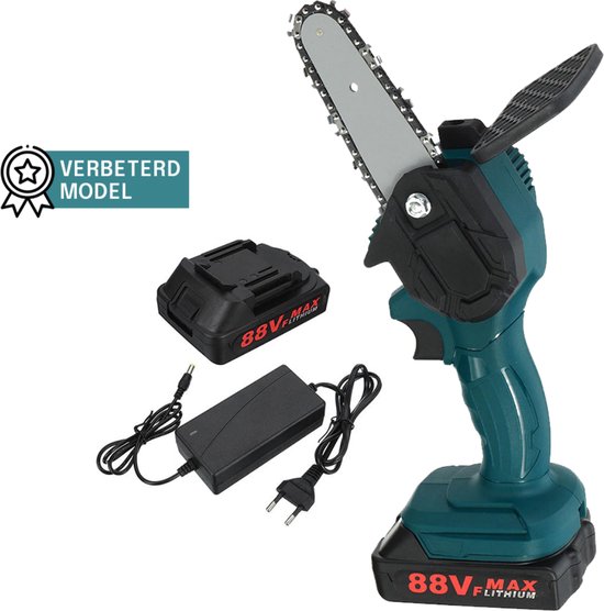BrightWise® Elektrische Kettingzaag Snoerloos 1 Accu – Kettingzaag ...