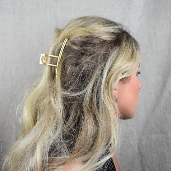 Metalen haarklem, goud | bol.com