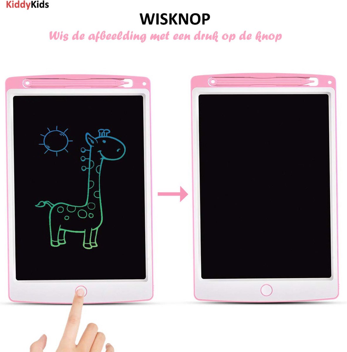 LCD Tekentablet - tekenbord voor kinderen | 10 INCH kleurrijke digitale ...