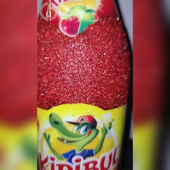 Glitterfles Kidibul Appel-Aardbei | bol