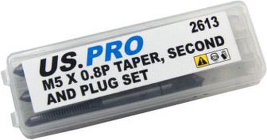 Tapset / Handtap Metrisch M5 x 0.8 (3 stuks) | bol