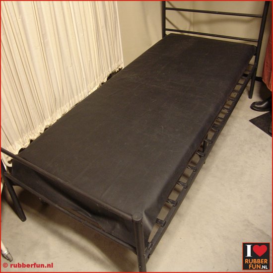 Bedzeil - zwart natuurrubber - 120x200 cm | bol.com