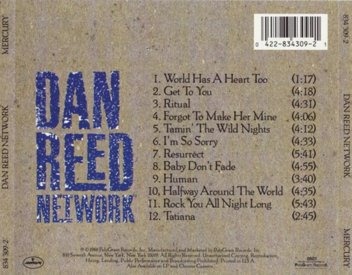 Dan Reed Network, Dan Reed Network | CD (album) | Muziek | bol.com
