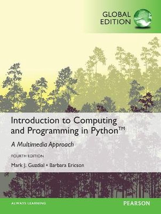 Intro To Comp & Programming In Python GE | 9781292109862 | Barbara Ericson | Boeken | bol