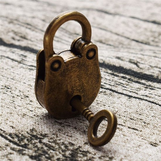 WiseGoods Luxe Vintage Hangslot - Slot - Sloten - Cadeau - Slotje ...