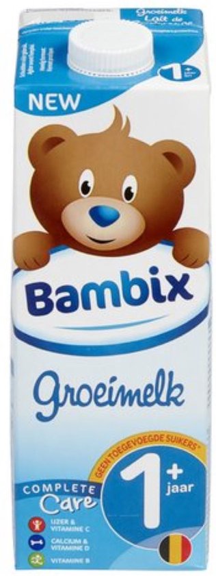 BAMBIX - groeimelk 1+ - 6x1L | bol