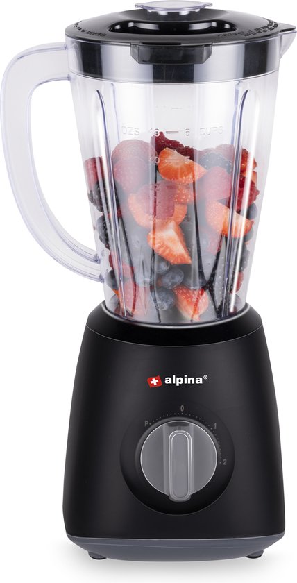 alpina Blender Smoothie 1,5 Liter - Smoothie Maker 400 Watt ...