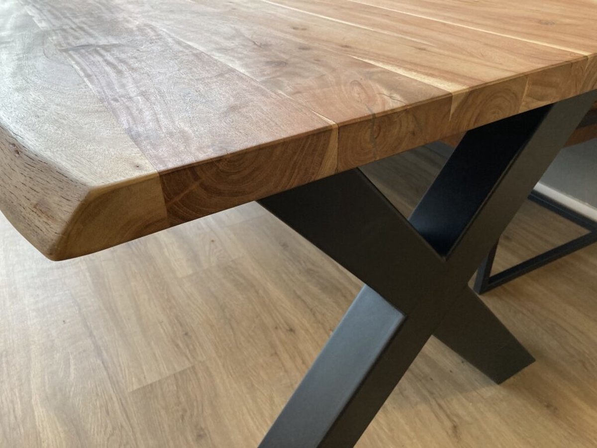 Acacia eetkamertafel Vincent 180 x 90 (inclusief montage) | bol.com