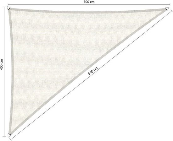Sunfighters 90 graden Driehoek 4x5x6,4 Wit | bol