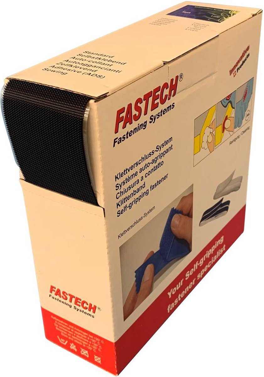 FASTECH® B50SKL01E999910 Klittenband Om vast te plakken Hotmelt Haakdeel, Extra sterk... | bol
