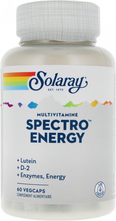 Solaray Spectro Energy Multivitamine 60 Plantaardige Capsules | bol