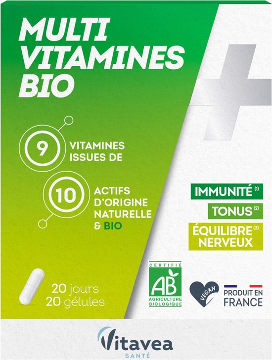 Vitavea Multivitaminen Biologisch 20 Capsules | bol