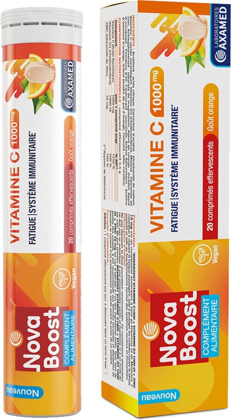 Nova Boost Vitamine C 1000 mg 20 Bruistabletten | bol