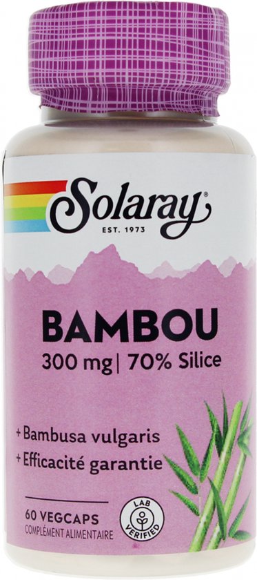 Solaray Bamboe 60 Plantaardige Capsules | bol