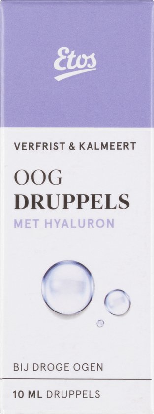 Etos Oogdruppels - Hyaluron - Droge ogen - 10 ML | bol