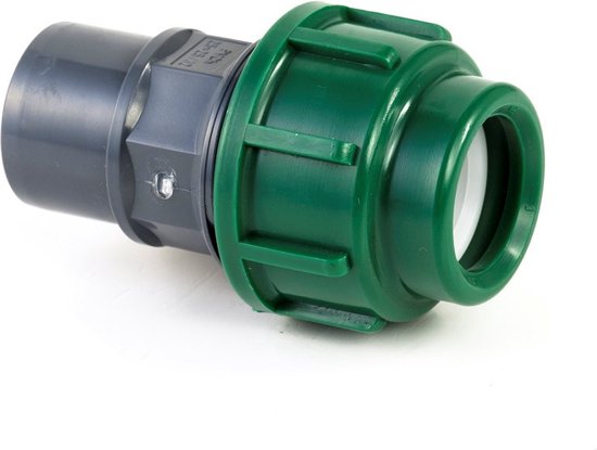 Druk PVC - 40/50 mm x pe overgang 40mm - 10 bar | bol