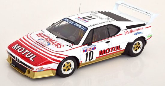 Het 1:18 Diecast-model van de BMW M1 Motul #10 van de Rally Tour ...