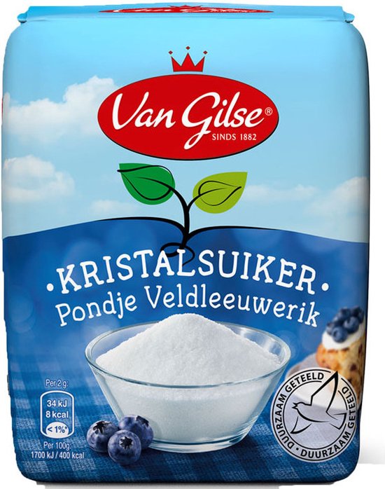 Van Gilse - Kristalsuiker 8x 500 GR - Voordeelverpakking | bol