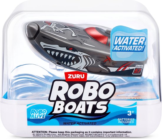 ZURU - Robo Alive - Robo Boats - 7cm - Great White Shark | bol