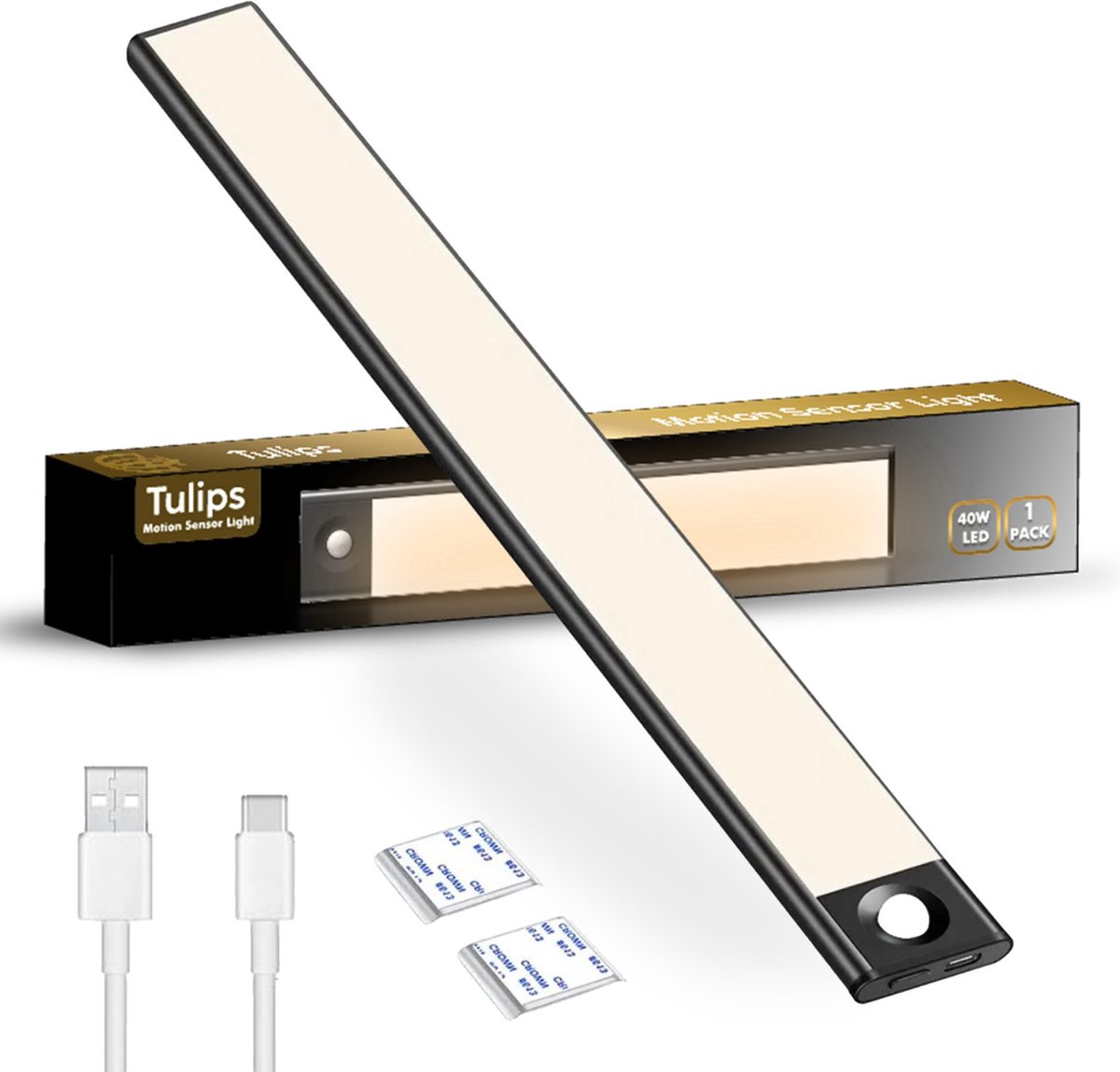 Tulips Kastverlichting LED met bewegingssensor - keukenverlichting op ...