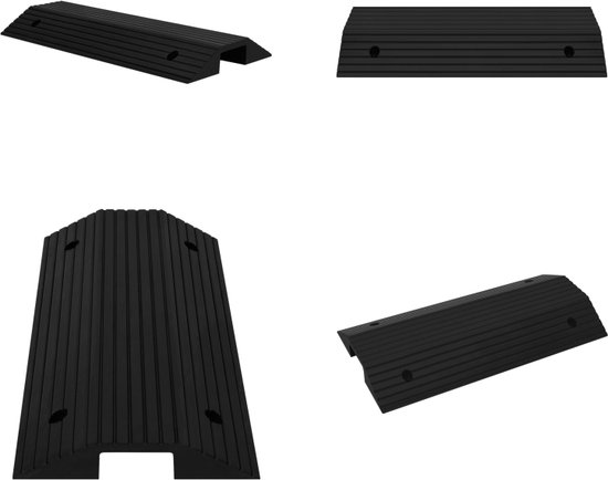 vidaXL Drempelbrug 80x40x8 cm rubber - Drempelhulp - Drempelhelling ...