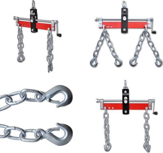 vidaXL Evenaar voor motorkraan met handvat 900 kg - Lier - Lieren ...