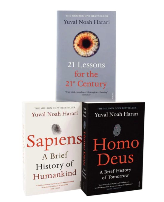 Yuval Noah Harari 21 Lessons, Homo Deus & Sapiens (3 Book Set), Yuval ...