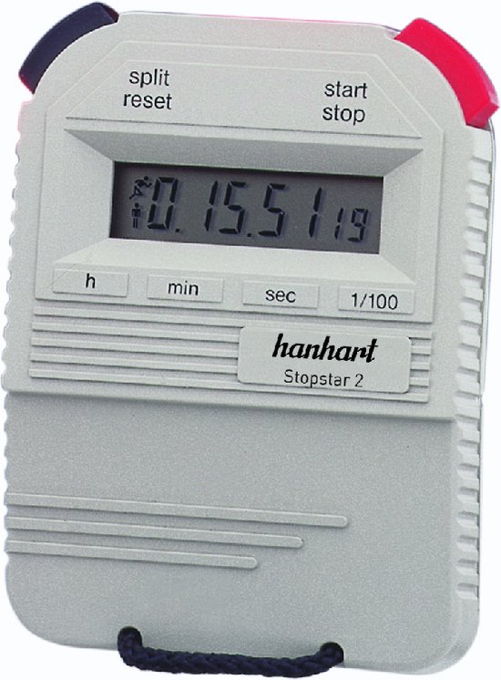 Hanhart Stopwatch Stopstar 2 - Wit - Timer | bol