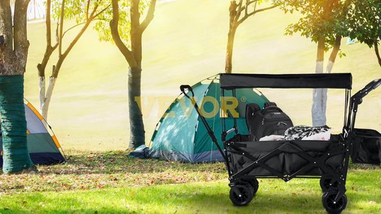 Stellar Bolderkar - Luxe Grootte Blauwe Bolderkar - Opvouwbaar Luchtbanden - Tuinkar... | bol