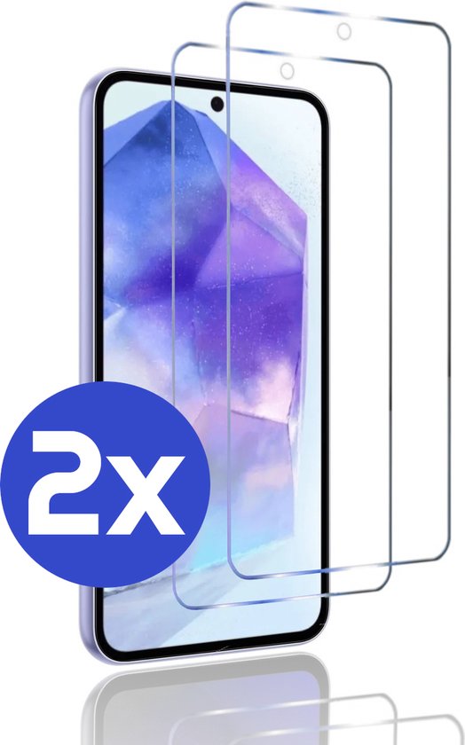 Premium Screenprotector Geschikt Voor Samsung A55 - Gehard Glas - 2 Stuks | bol