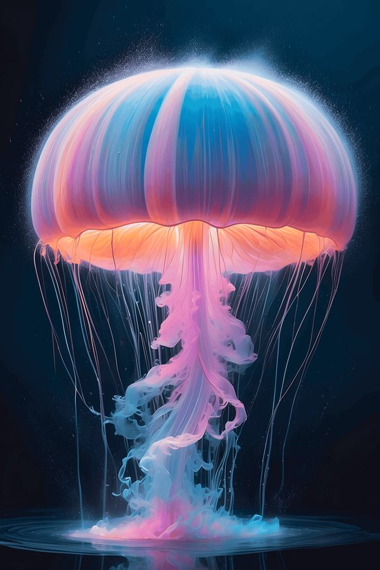 Kwal Poster | Kleurrijke Poster | Kleurenposter | Kwallenposter ...