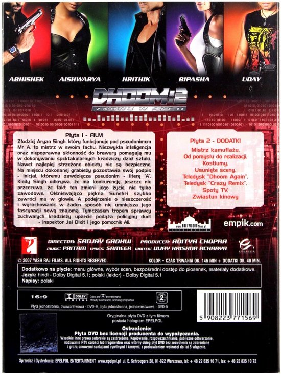 Dhoom:2 [2DVD] (Dvd), Hrithik Roshan | Dvd's | bol