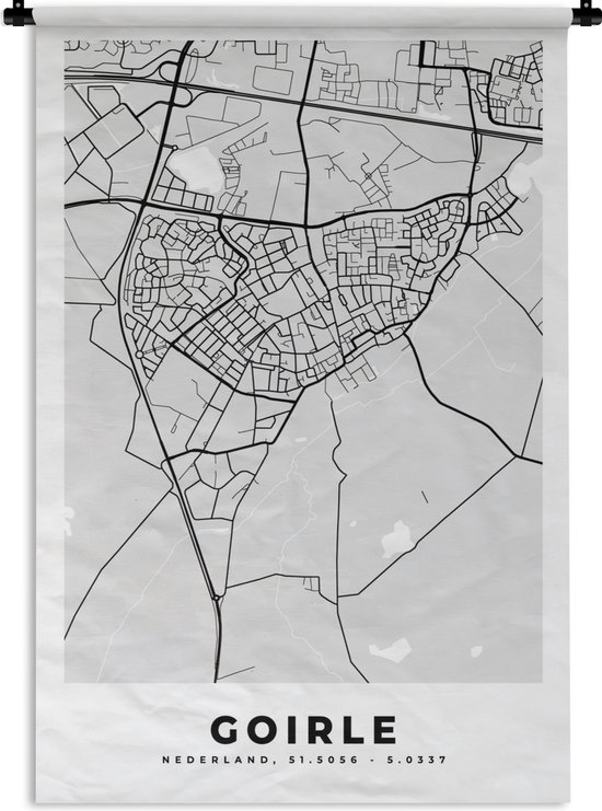 Wandkleed - Wanddoek - Goirle - Plattegrond - Kaart - Stadskaart ...