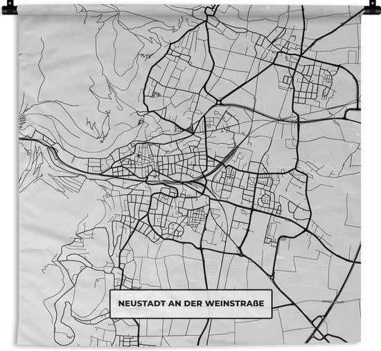 Wandkleed - Wanddoek - Stadskaart - Plattegrond - Neustadt An Der ...