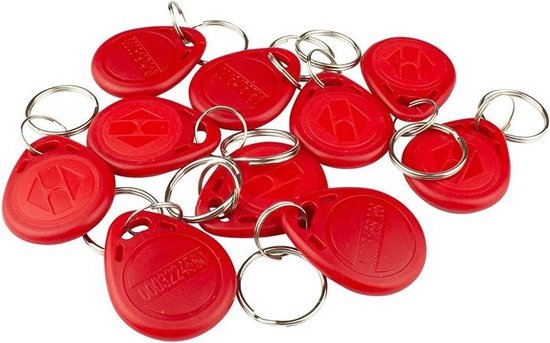 10x 125Khz RFID Smart Tag - Rood | bol