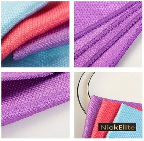 NickElite- Microvezeldoeken - Schoonmaakdoeken - 100% Microvezel ...