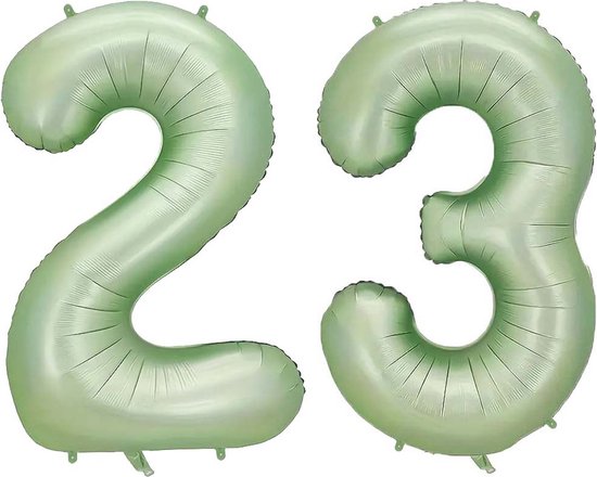 Cijfer Ballonnen Ballon Cijfer 23 Verjaardag Versiering Feest Helium ...