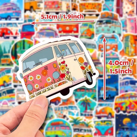 CHPN - Stickers - Auto stickers - Random mini van stickers - Hippe ...