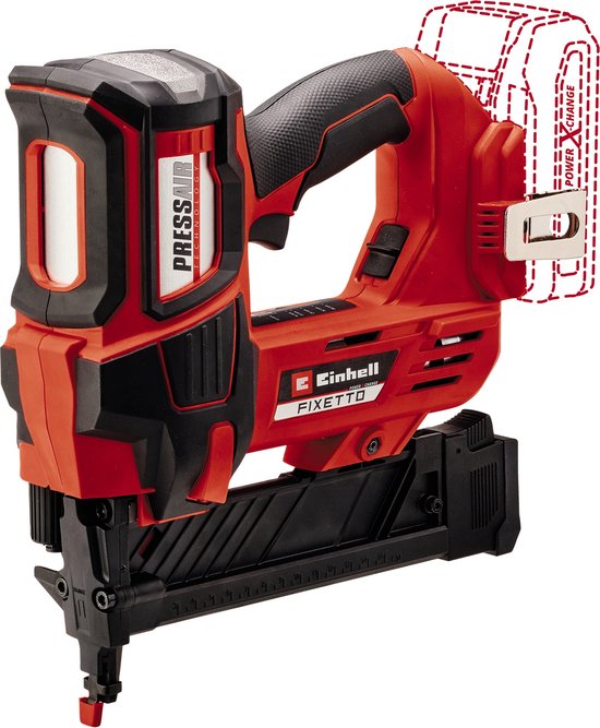 Einhell Accu Tacker FIXETTO 18/38 S Li Solo - Power X-Change - 18V/Li ...