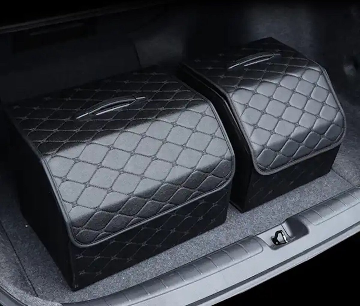 Repus - Opvouwbare Auto Achterbak Opbergbox - Opberger - Organizer - PU ...