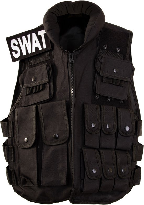 PartyXplosion - Politie & Detective Kostuum - Utility Vest Swat Arnold ...