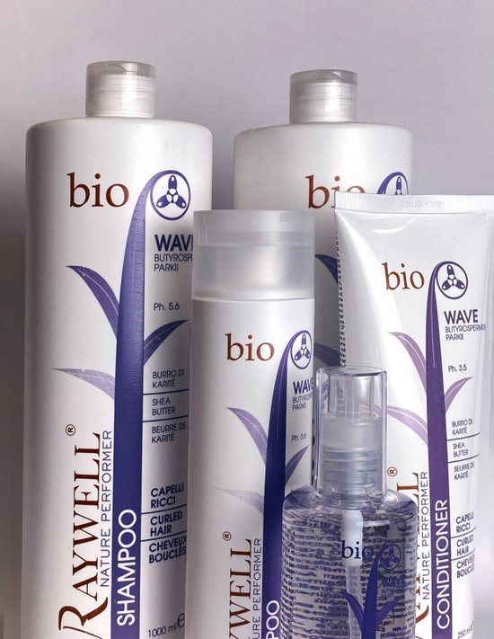 Raywell wave - shea butter shampoo curled hair - 250ml | bol